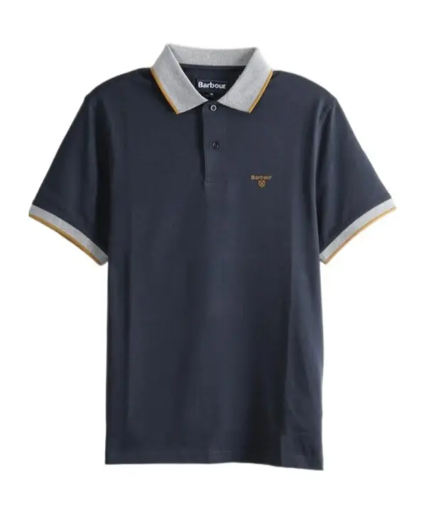 Barbour Cornsay Short-sleeved Polo Shirt - Navy
