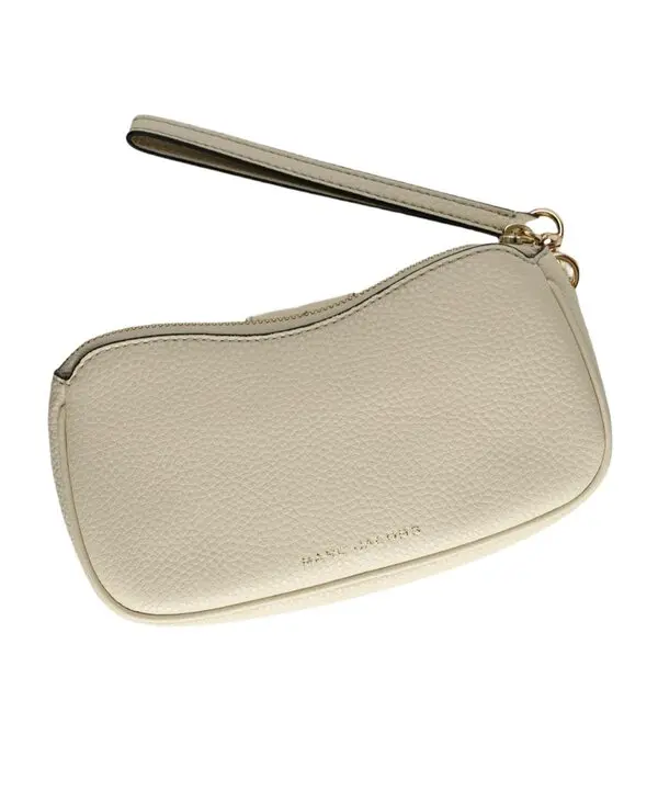 Marc Jacobs Turnlock Leather Clutch Bag