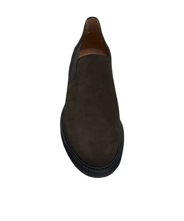 THE ROW Parker Slip On Shoe In Suede