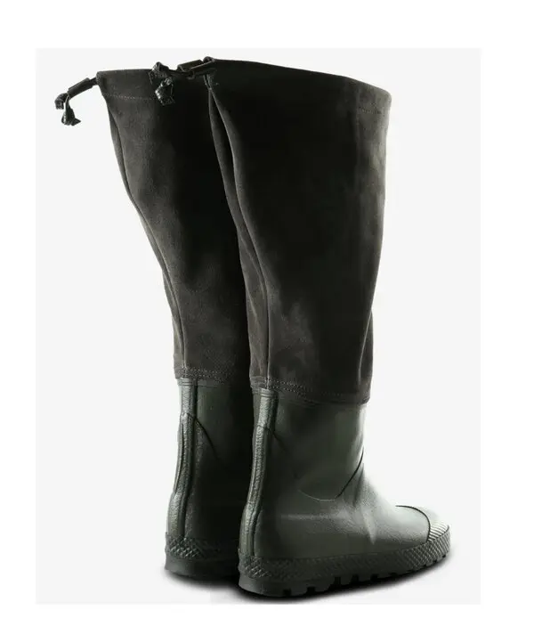 RIER Panelled Velour Rain Boots