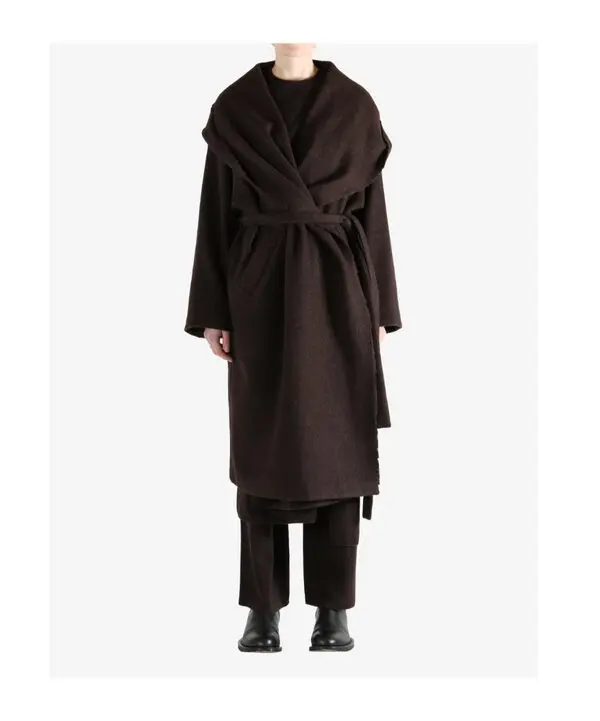 UMA WANG Long-sleeved Hooded Coat