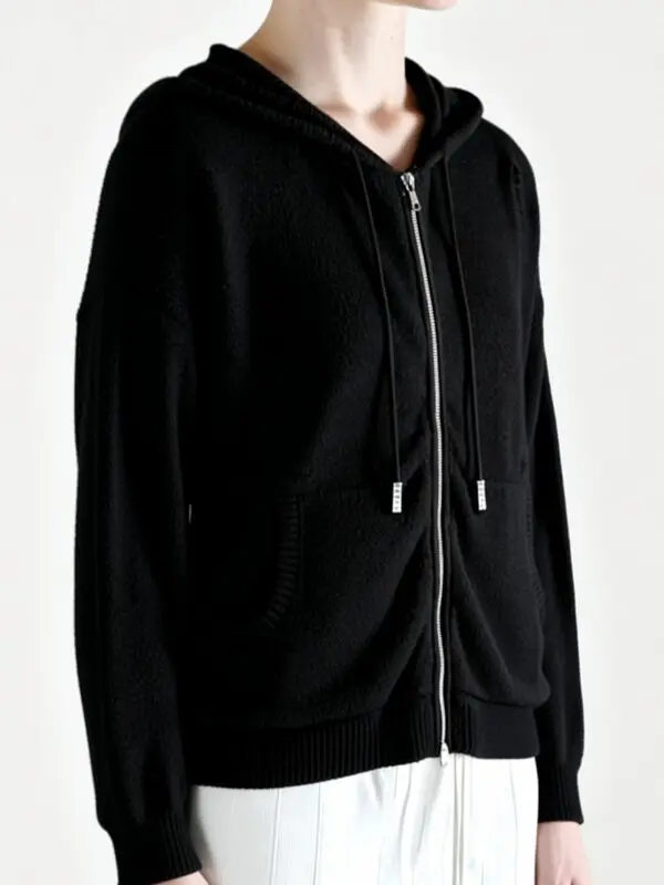 PALY HOLLYWOOD Long-sleeved Knitted Hoodie
