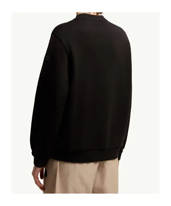 Moncler Cotton Fleece Logo Sweatshirt