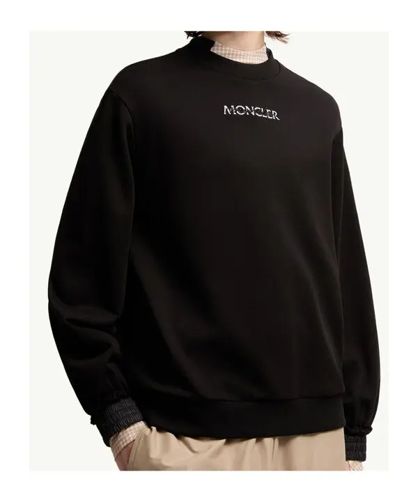 Moncler Cotton Fleece Logo Sweatshirt