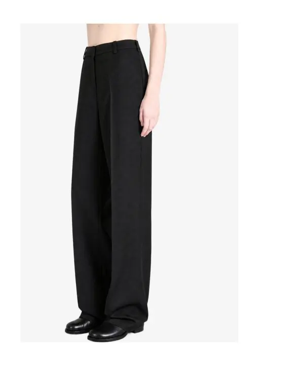 Calvin Klein Pressed-crease Wide-leg Trousers