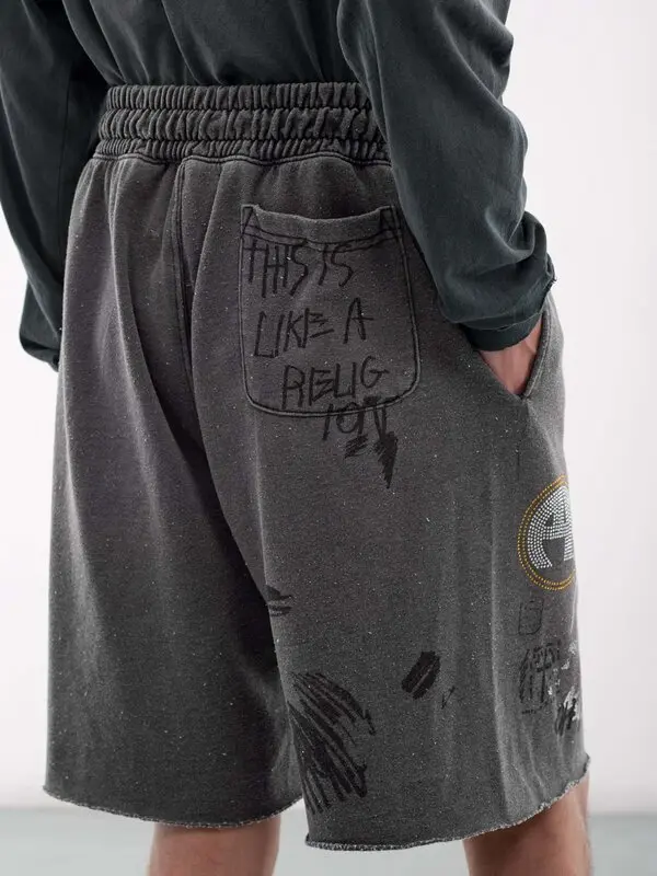 PALY HOLLYWOOD Drawstring Athletic Shorts