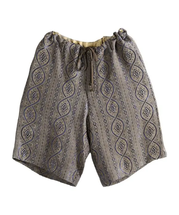 UMA WANG Pallor Pants - Blue/tan