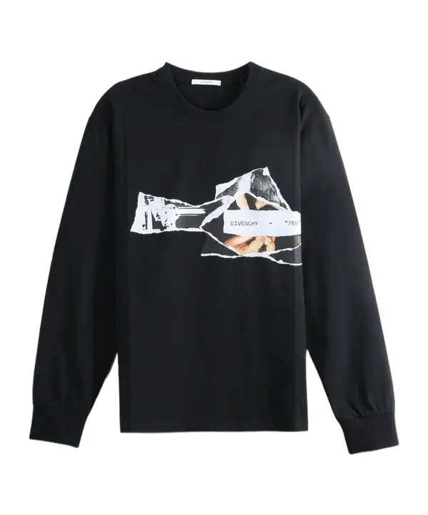 Givenchy Graphic Printed Long-sleeved T-shirt