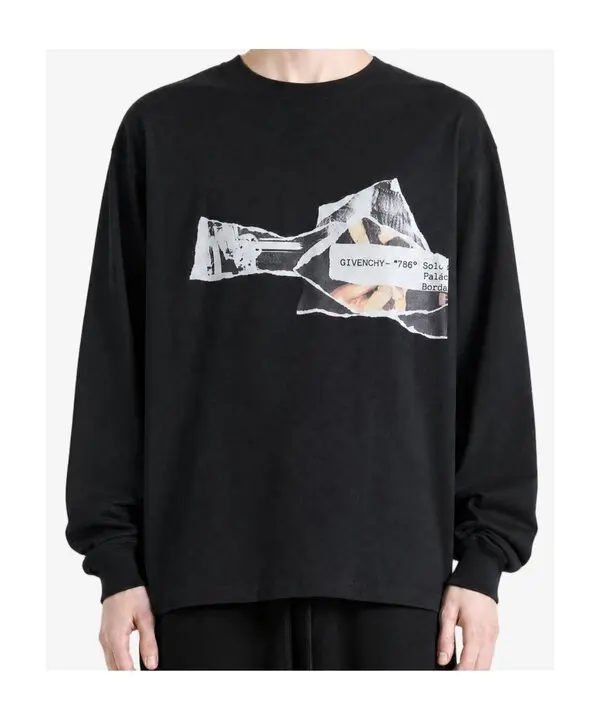 Givenchy Graphic Printed Long-sleeved T-shirt