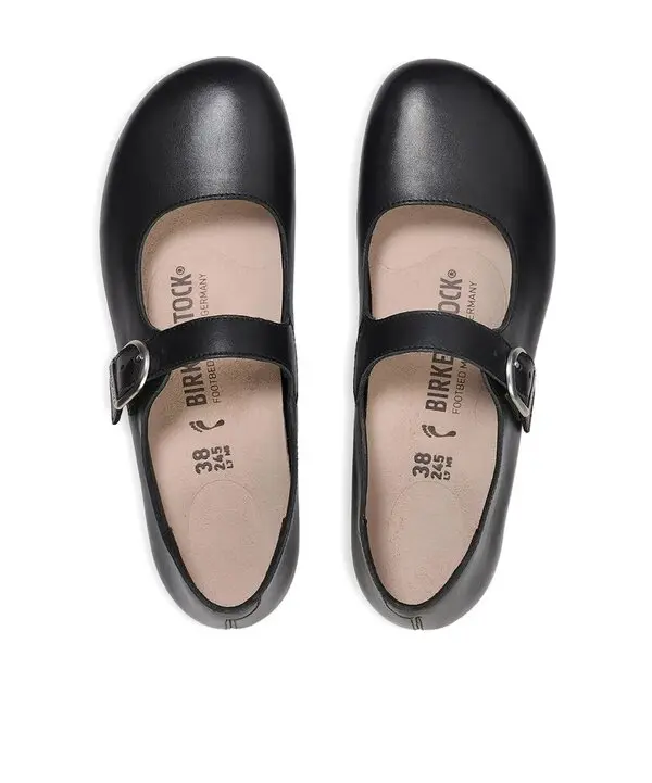 BIRKENSTOCK Buckle Mary Jane Style Ballet Flats