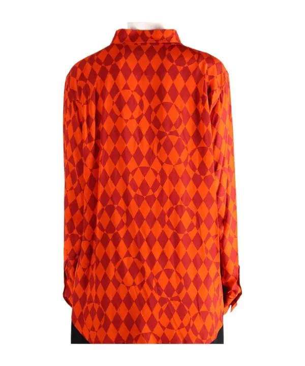 Dries Van Noten Argyle Print Shirt