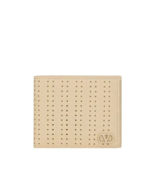 Valentino Garavani Logo Wallet - Nude
