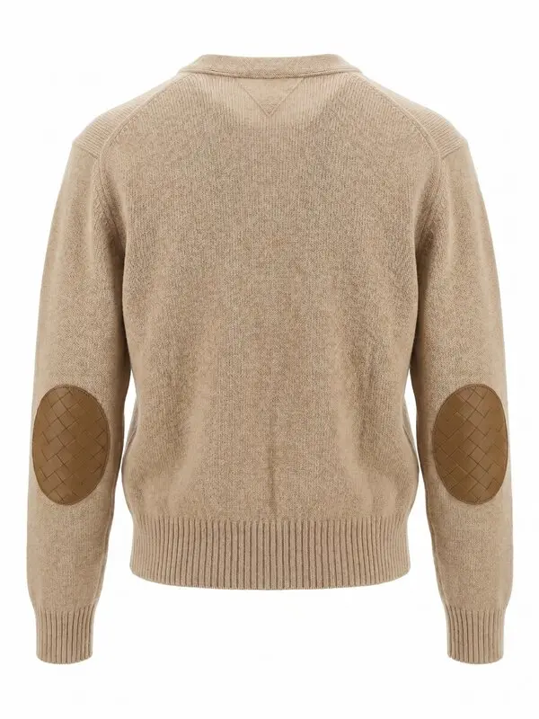 Bottega Veneta Intrecciato Elbow-patch Cardigan