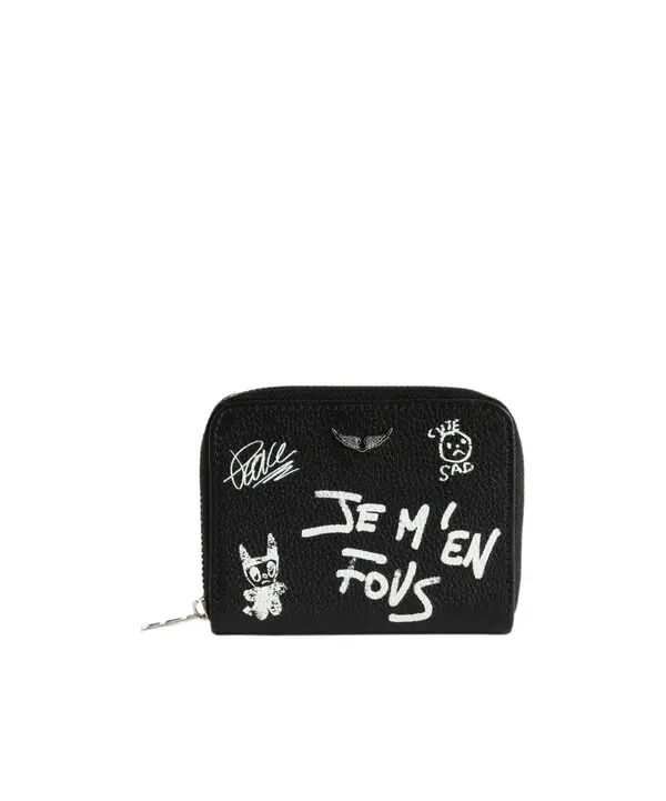 Zadig&Voltaire Mini Zv Arty Tag Wallet