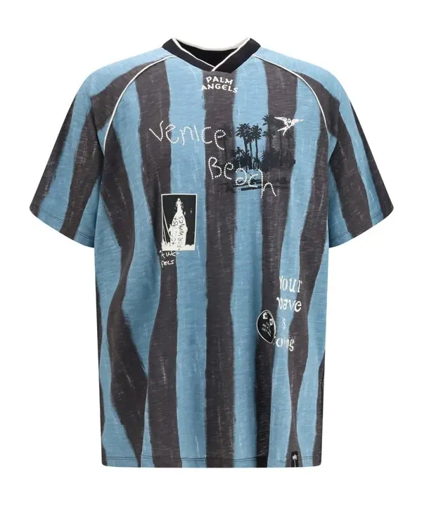 Palm Angels Short-sleeved T-shirt - Blue