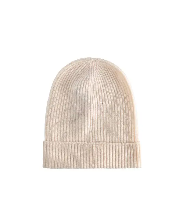 THE ELDER STATESMAN Ribbed Beanie Cap