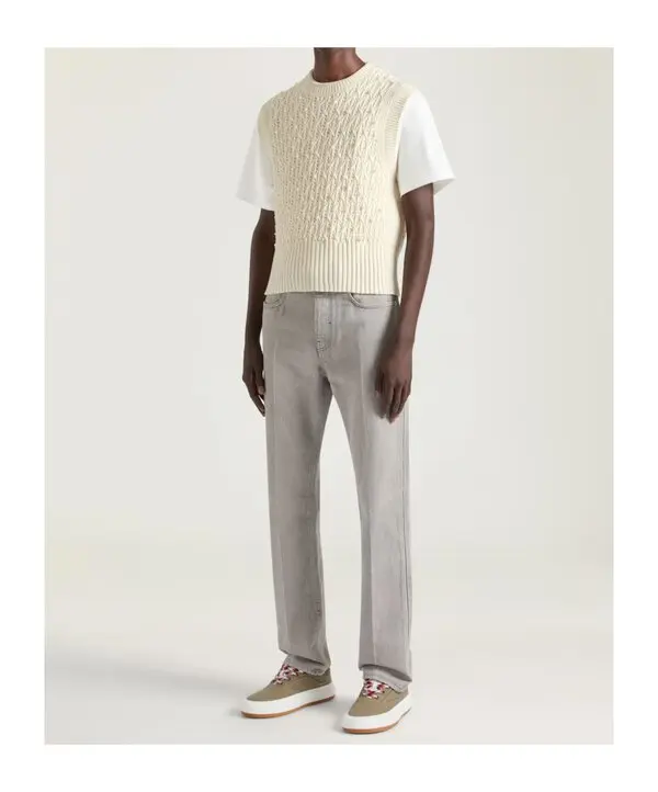 Givenchy Straight Fit Folded Effect Jeans