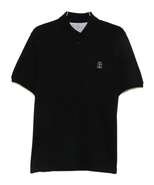 Brunello Cucinelli Collared Short-sleeved Polo Shirt