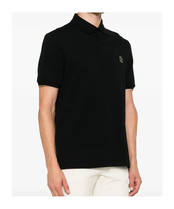 Brunello Cucinelli Collared Short-sleeved Polo Shirt