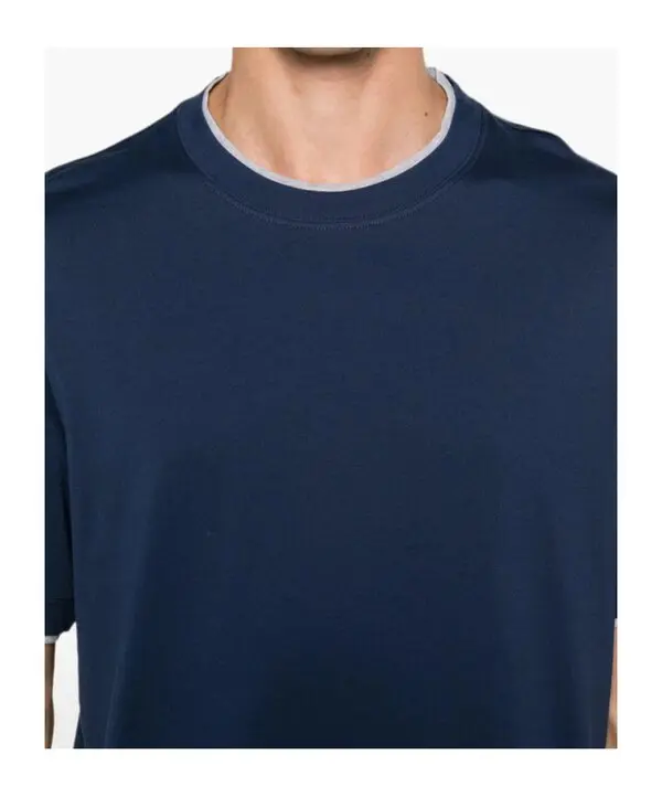 Brunello Cucinelli Crew Neck Short-sleeved T-shirt