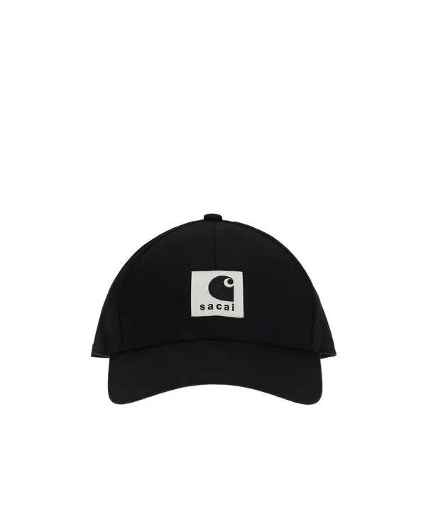 Sacai X Carhartt Work In Progress Collaboration Duck Baseball Cap - Black