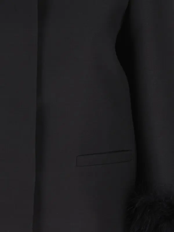 Valentino Garavani Collared Long-sleeved Casual Jacket