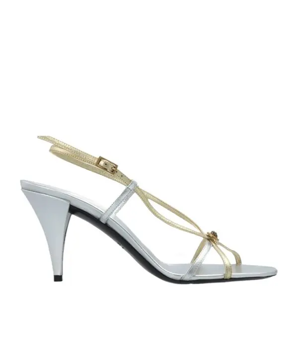Versace Valentina Metallic Sandals