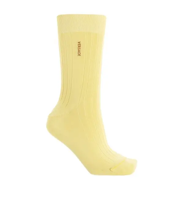 Versace Ribbed Logo Socks