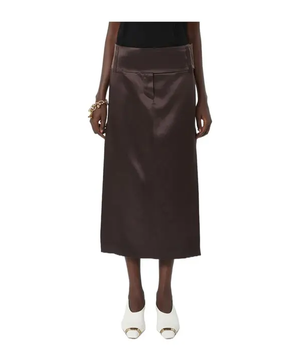 Sportmax Belt Loop Midi Skirt