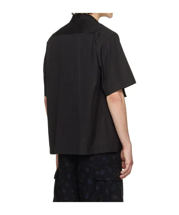 Sacai Collared Short-sleeved Shirt