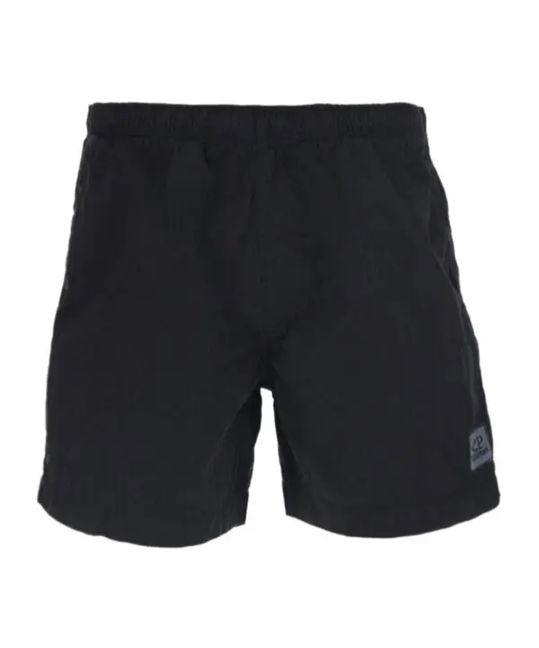 C.P. COMPANY Swim Trunks With A Logo Patch