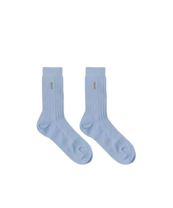 Versace Ribbed Logo Socks