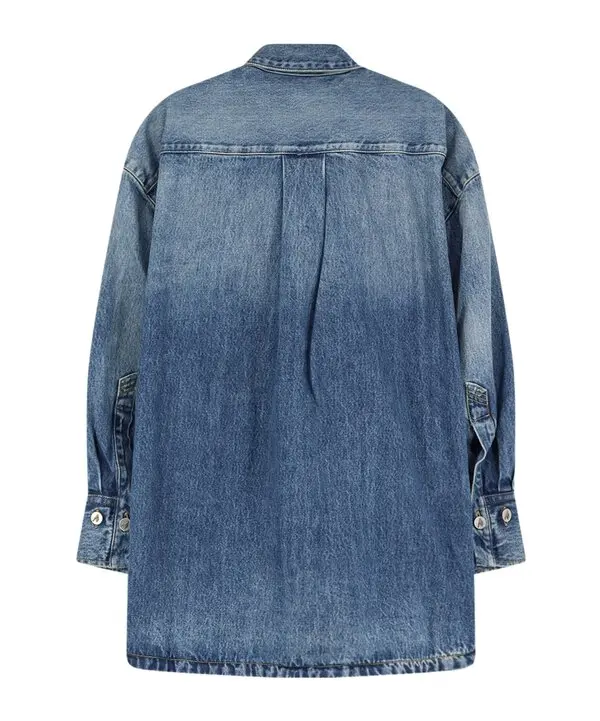 Attico Long-sleeve Denim Shirt
