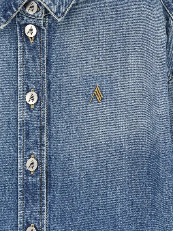 Attico Long-sleeve Denim Shirt