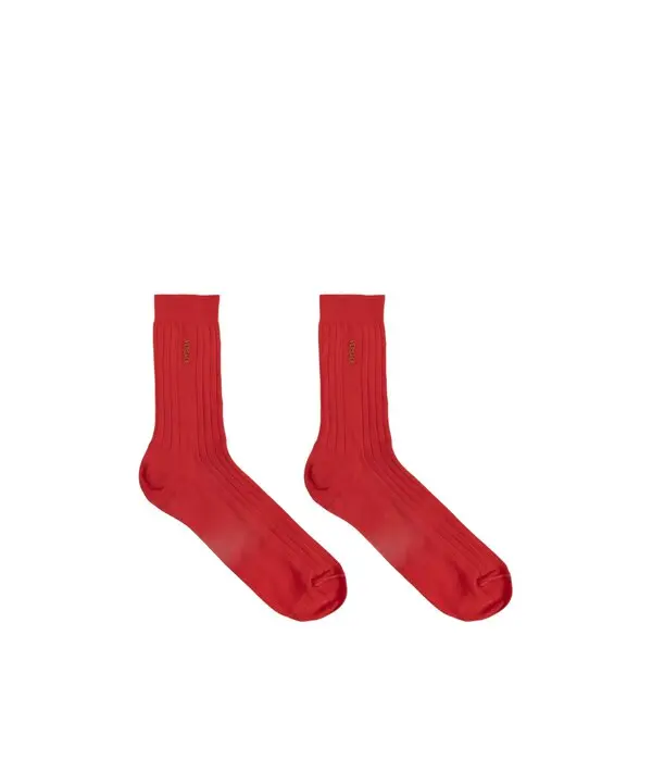 Versace Ribbed Logo Socks