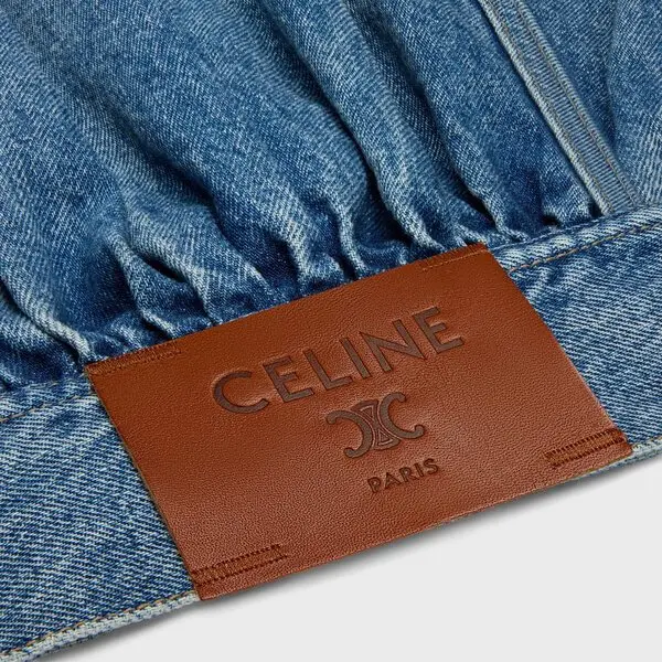Celine Trucker Jacket In Cotton Denim