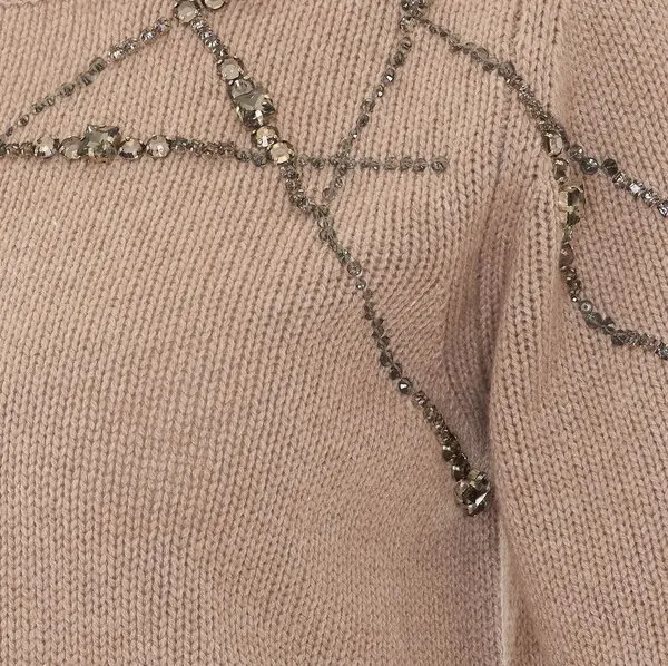 Fabiana Filippi Embellished Knit Top