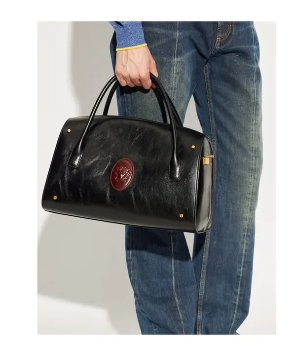 Versace Large Shoulder Bag With Medusa Emblem
