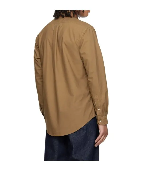 Polo Ralph Lauren Long-sleeved Collared Shirt - Brown