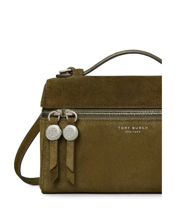 Tory Burch Romy Suede Slim Top-handle Bag