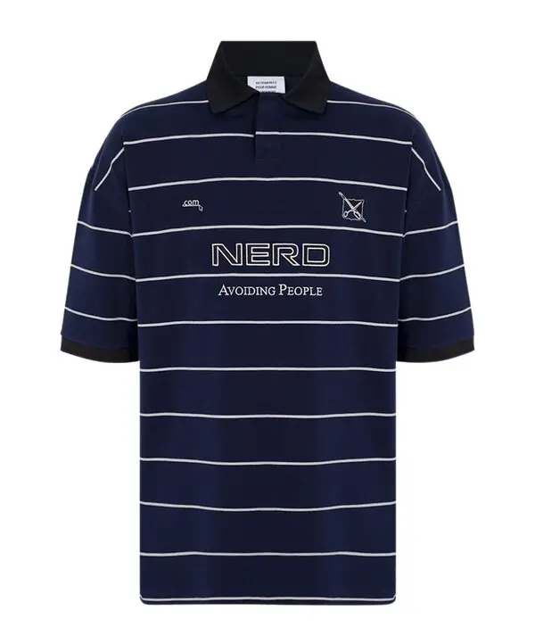 Vetements Striped Polo Shirt
