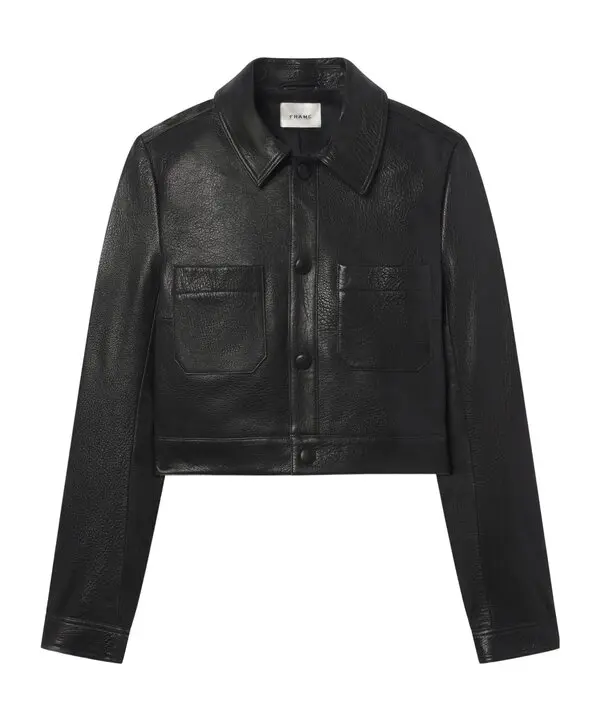 FRAME Small Leather Jacket
