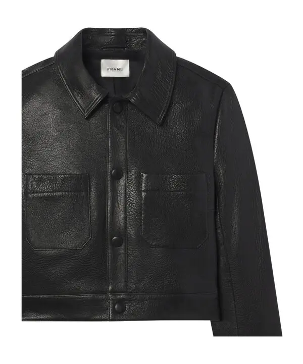 FRAME Small Leather Jacket