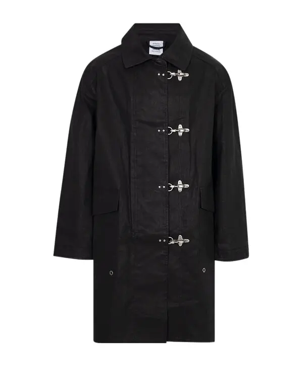 Vetements Fireman Hooks Coat - Black