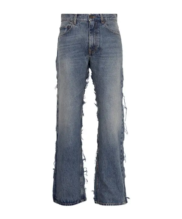 Vetements Cut-up Back Jeans - Gray