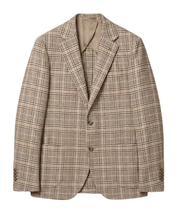 LARDINI Lapel Long-sleeved Suit Jacket