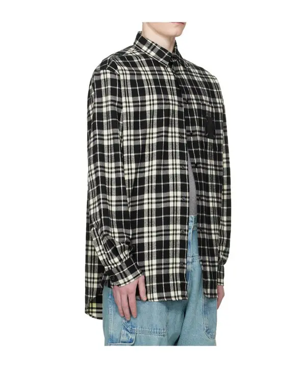 Vetements Cross Flannel Shirt