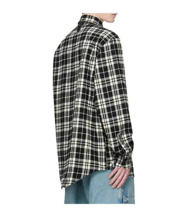 Vetements Cross Flannel Shirt