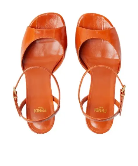 Fendi Arco Platform Block-heel Sandals