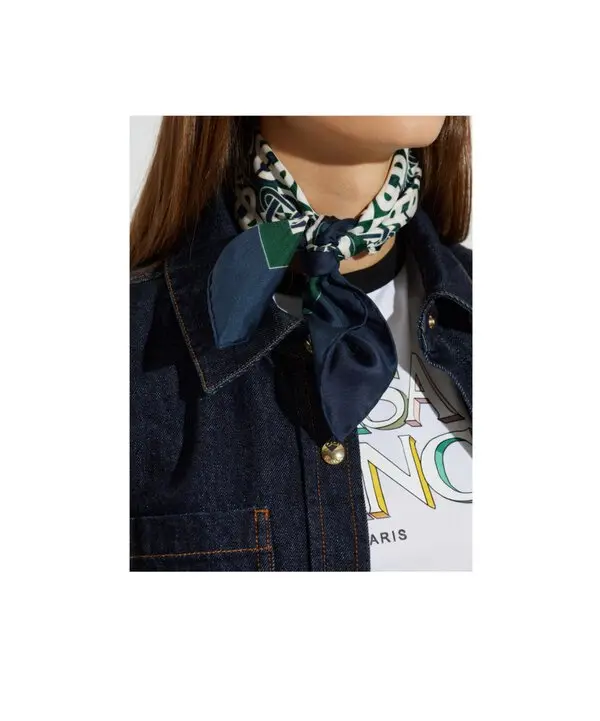 Casablanca Monogram-print Silk Scarf